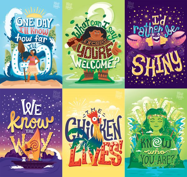 120 Cool Hand Lettering Typography Posters by Risa Rodil - Designbolts