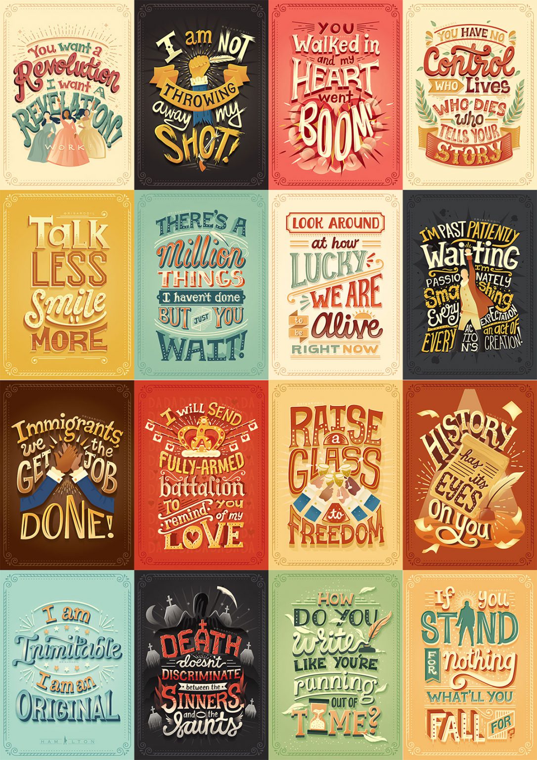 120 Cool Hand Lettering Typography Posters by Risa Rodil - Designbolts