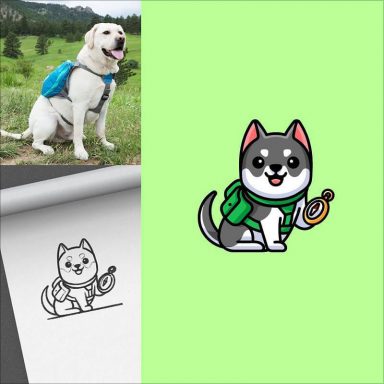 130+ Random Things Turned Into Adorable Logo Illustrations - Designbolts