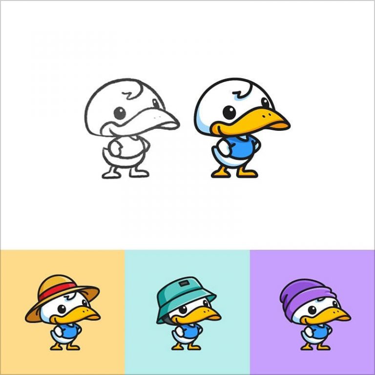 130+ Random Things Turned Into Adorable Logo Illustrations | Designbolts