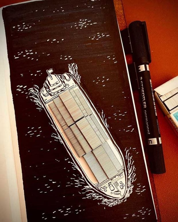 40+ Creative Interactive Illustrations With Simple Objects - Designbolts