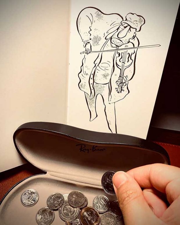 40+ Creative Interactive Illustrations With Simple Objects - Designbolts