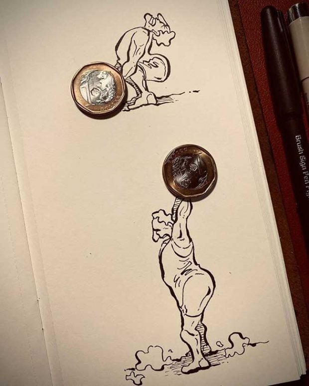 40+ Creative Interactive Illustrations With Simple Objects - Designbolts