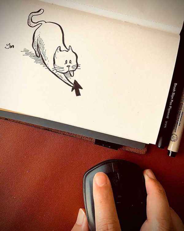 40+ Creative Interactive Illustrations With Simple Objects - Designbolts