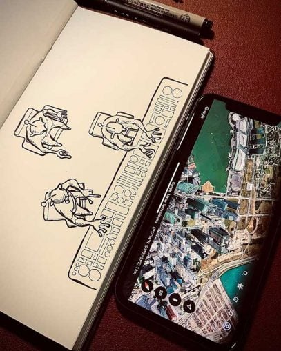 40+ Creative Interactive Illustrations With Simple Objects - Designbolts