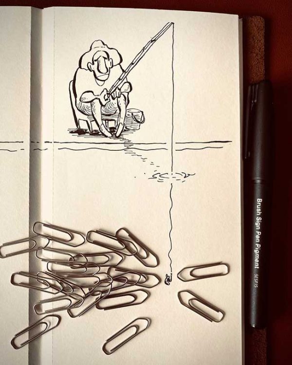 40+ Creative Interactive Illustrations With Simple Objects - Designbolts