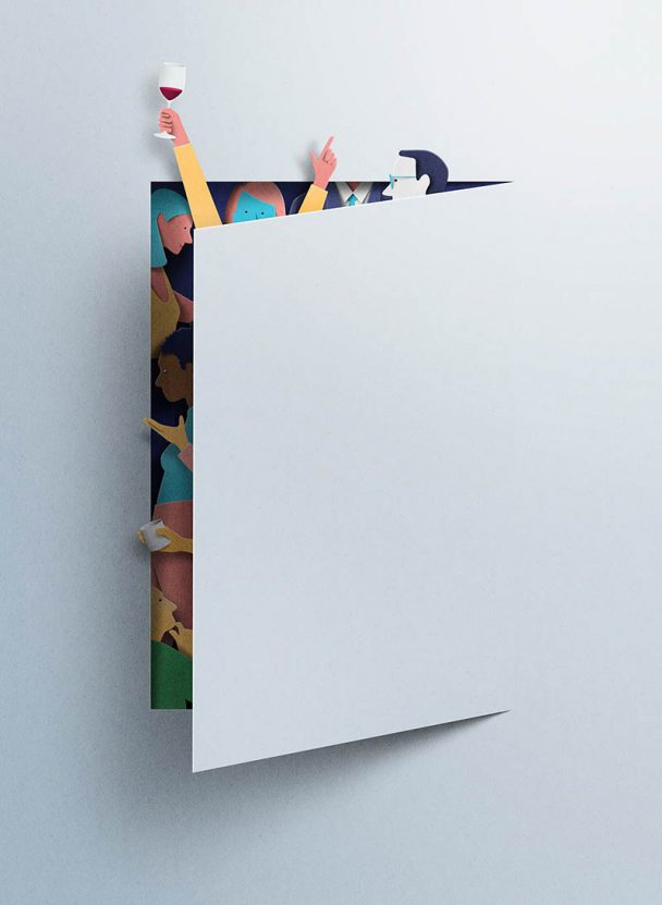 Creative Editorial Paper Cut Art by Eiko Ojala - Designbolts