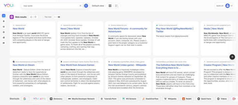 Google's Rival you.com | A Horizontal Search Engine - Designbolts