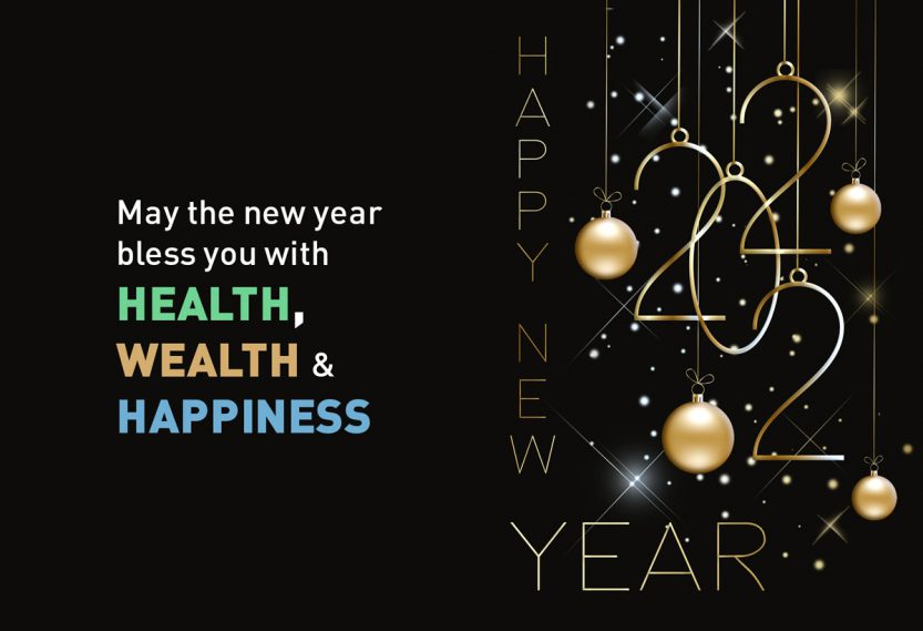 22+ Happy New Year 2022 Wishes & Messages For Friends - Designbolts