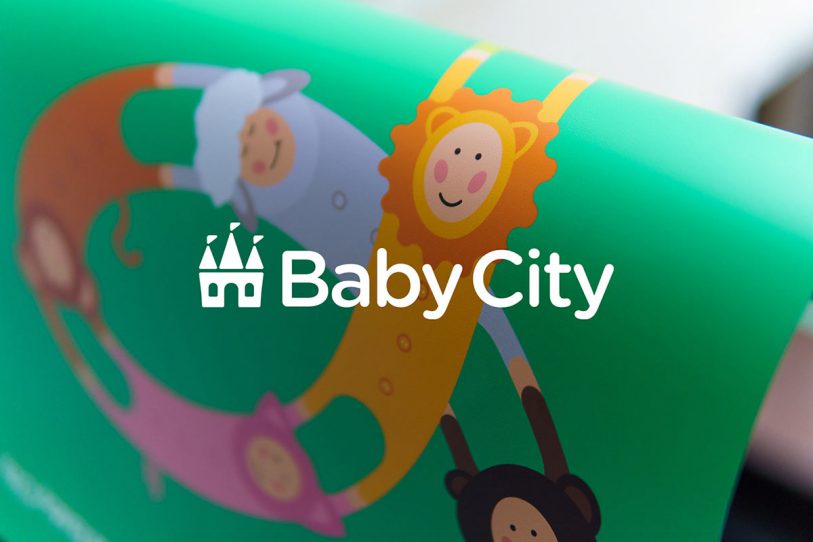 Baby City Visual Identity | A Perfect Brand Look & Feel - Designbolts