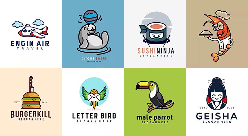 70+ Cartoonish Logo Designs For Inspiration & For Sale - Designbolts