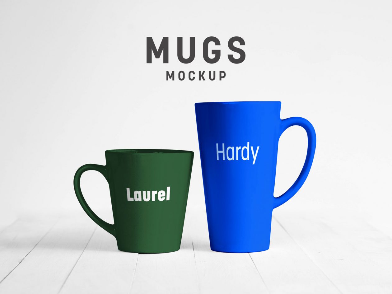Free Coffee Mugs Mockup PSD - Designbolts