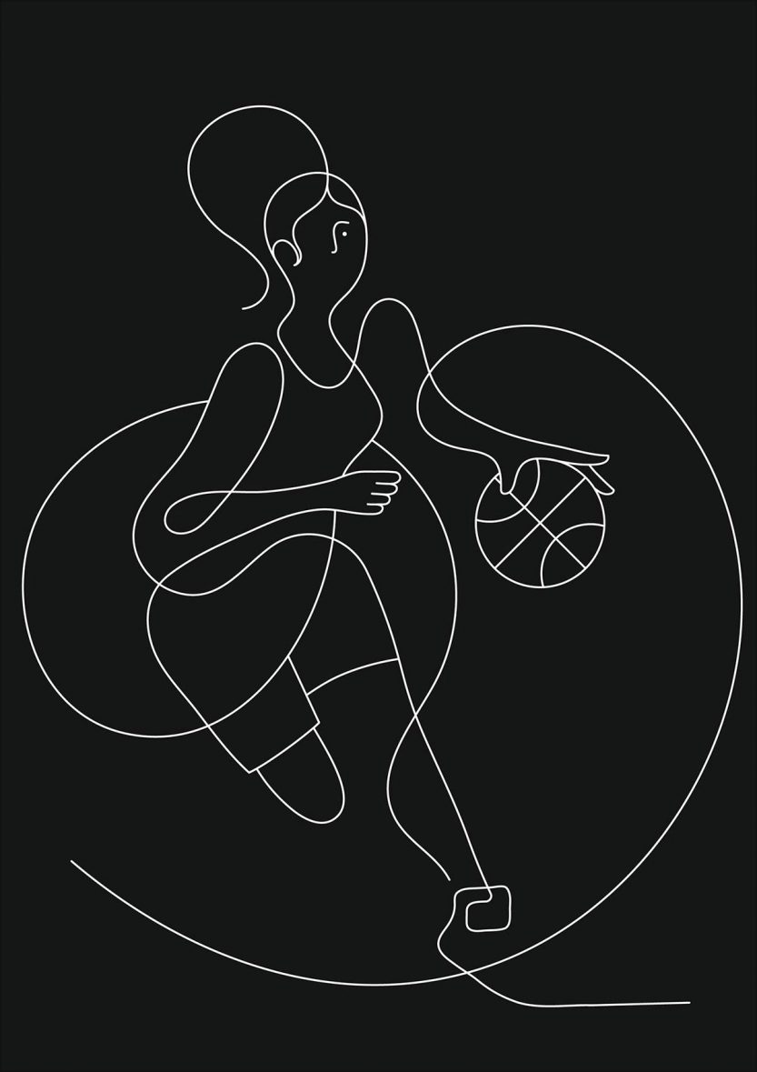 80+ Cool Illustrations For Line Lovers - Designbolts