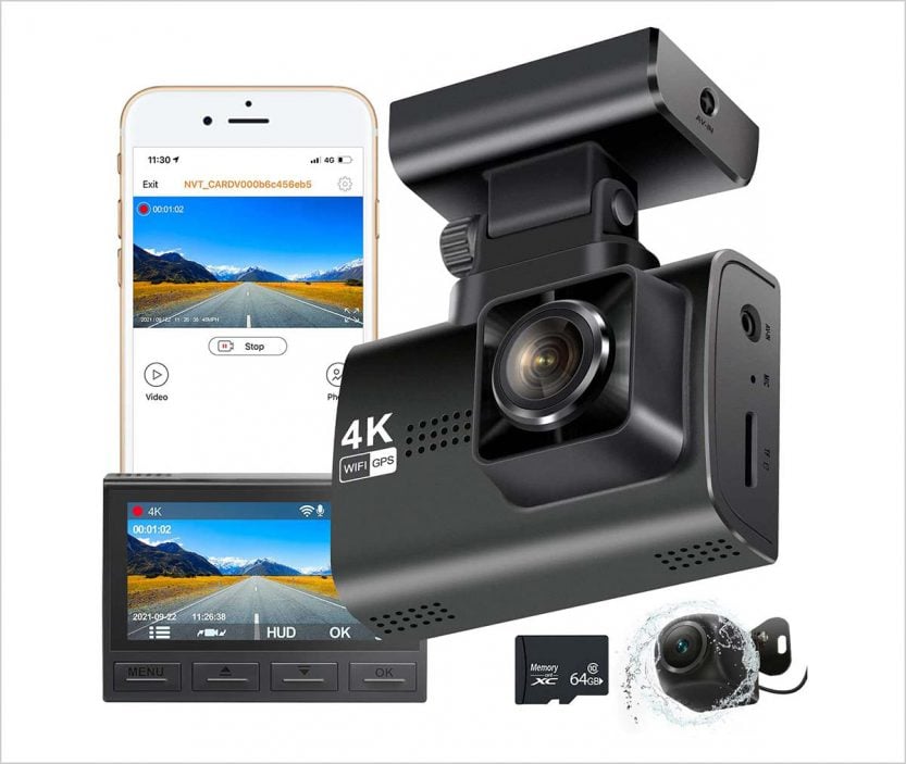 30 Best 4K Dash Cam Built-in WiFi & GPS 2022 - Designbolts