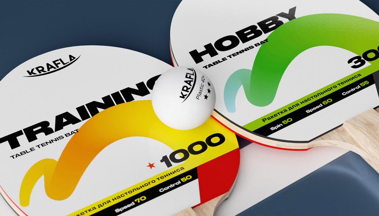 Exquisite Table Tennis Rackets Packaging & Brand Identity Design ...