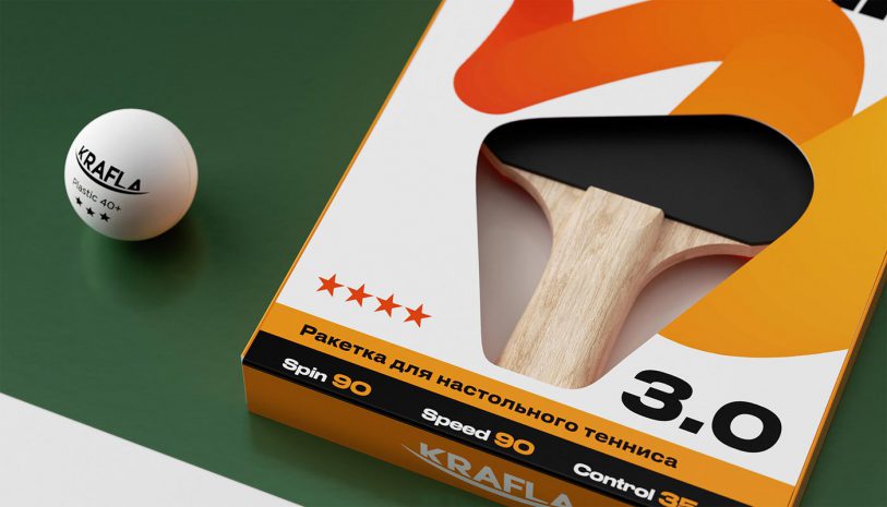 Exquisite Table Tennis Rackets Packaging & Brand Identity Design ...