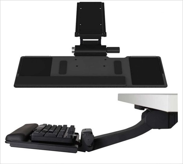 10+ Best Under Desk Keyboard Trays with Ergonomic Sliding - Designbolts