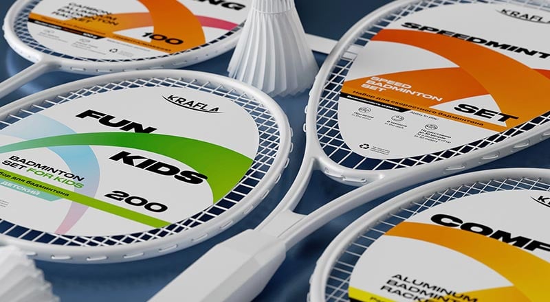 Exquisite Table Tennis Rackets Packaging & Brand Identity Design ...