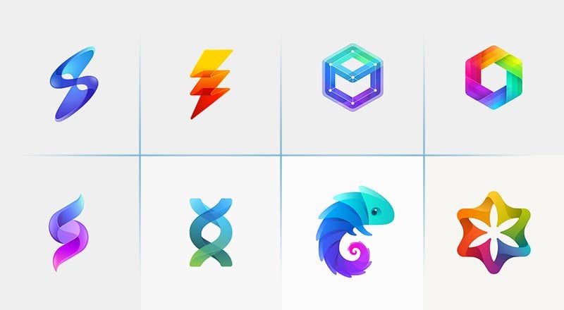 Gradient In Logo
