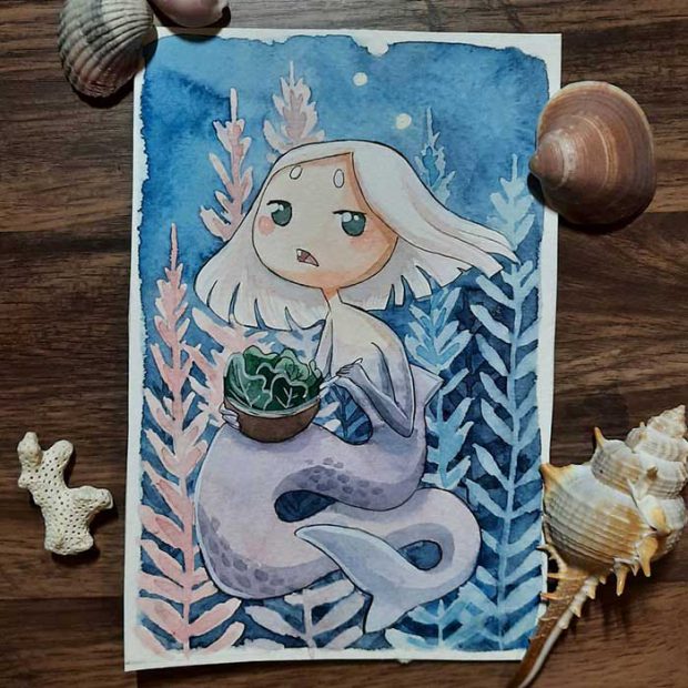 31 Mermaids in 31 Days - A Fun Drawing Challenge - Designbolts