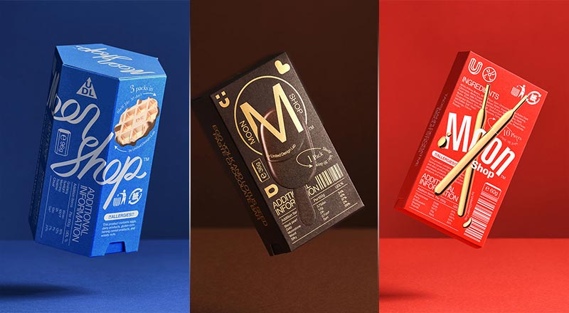 A Feast For The Eyes | Moonshop Traditional Pastry Packaging Design ...