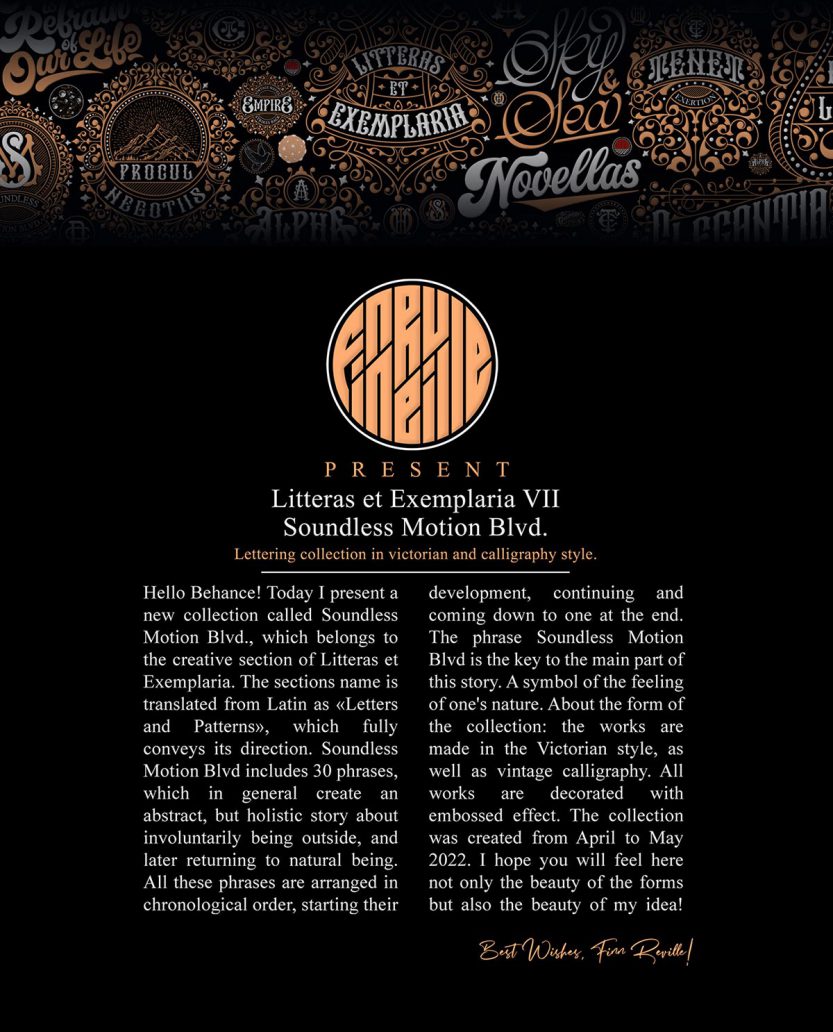 30+ Mind-Blowing Lettering & Logotype Examples by Finn Reville ...