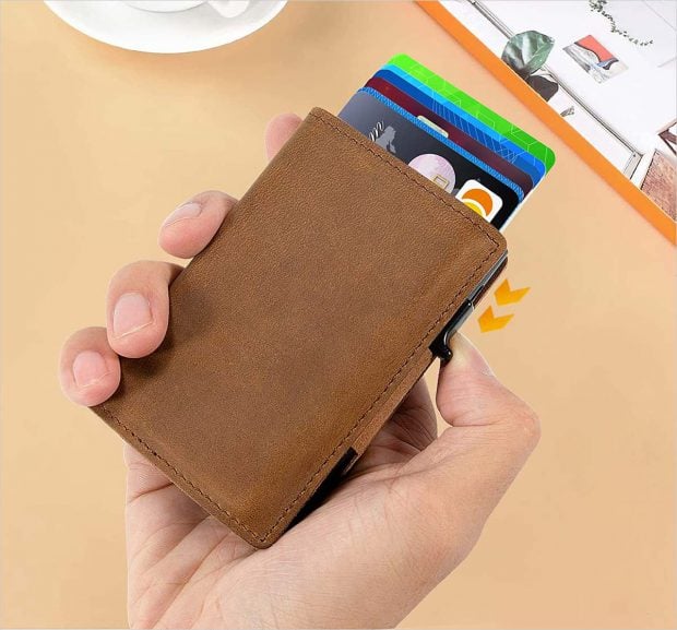 10 Best Slim Minimalist Pocket RFID Blocking Leather Wallets for Men ...