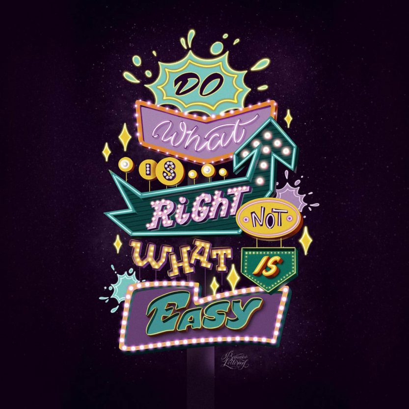 Beautiful Inspirational Script Lettering & Typography By Anna Banani ...