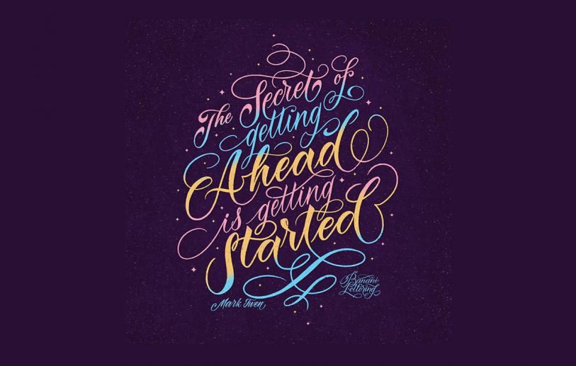 Beautiful Inspirational Script Lettering & Typography By Anna Banani ...