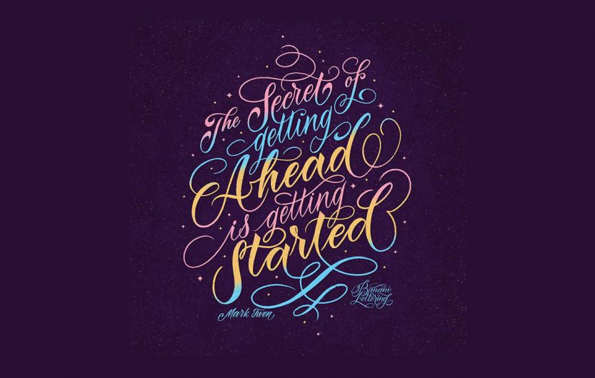 Beautiful Inspirational Script Lettering & Typography By Anna Banani ...