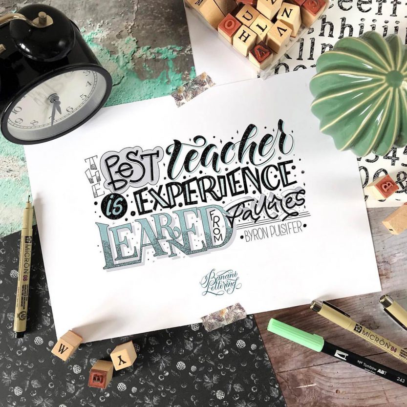 Beautiful Inspirational Script Lettering & Typography By Anna Banani ...