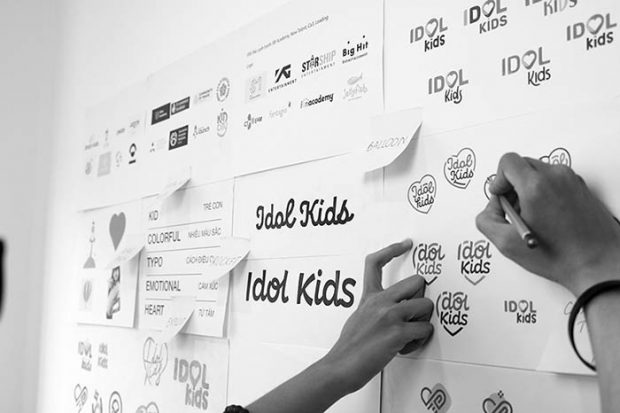 Idol Kids Visual Identity For Inspiration - Designbolts