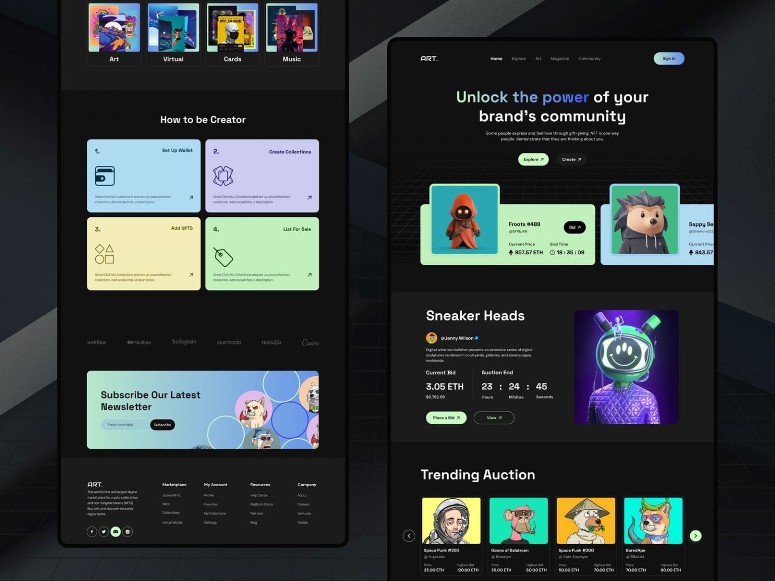20+ Trending Web Page and Landing Page Design Ideas 2022 - Designbolts