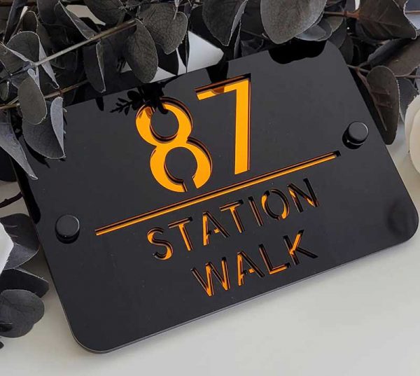 40+ House Name Plate Number Sign Ideas For Beautiful Homes - Designbolts