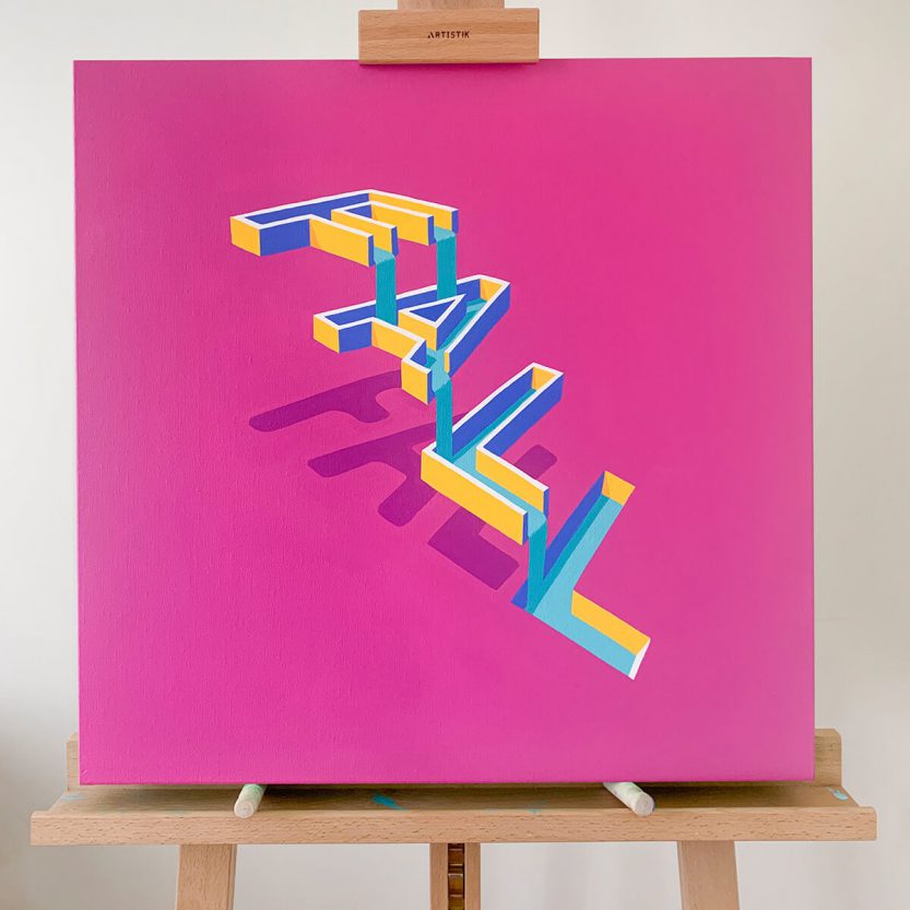 Inspiring 3D Typography By Lex Wilson - Designbolts