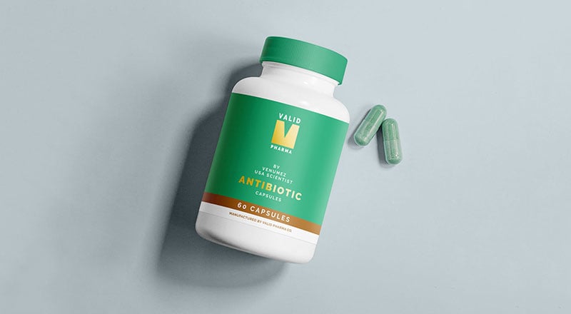 Free Capsule Medicine Bottle Mockup PSD - Designbolts