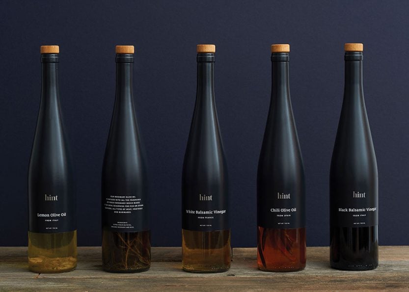 Hint | Spices & Vinegar Minimal Packaging Design For Inspiration - Designbolts