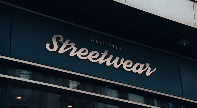 Free 3D Shop Facade Logo Mockup PSD - Designbolts