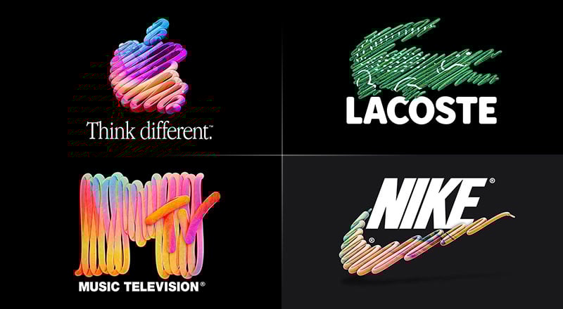 Lettering Experiments With World's Most Famous Logos - Designbolts