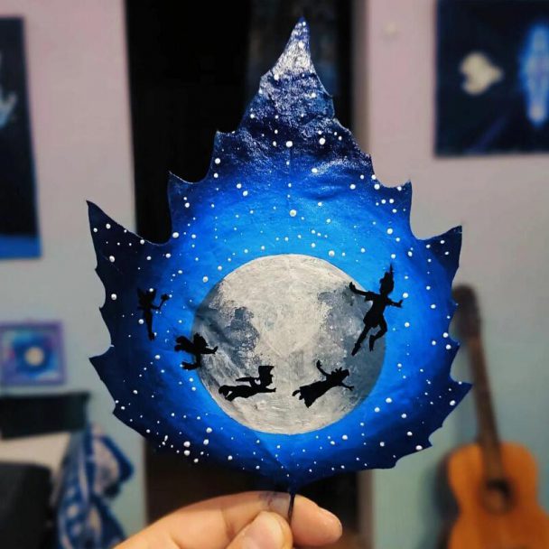 25+ Lively Paintings of Fallen Autumn Leaves - Designbolts