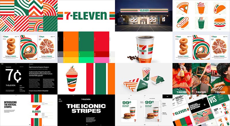 7-Eleven Rebranding Design - Designbolts