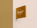 Free Square Signage Mockup PSD - Designbolts