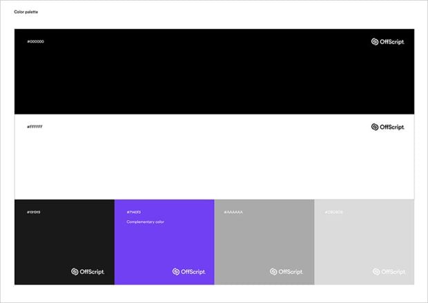 Exquisite OffScript Mobile App Brand Identity Design - Designbolts