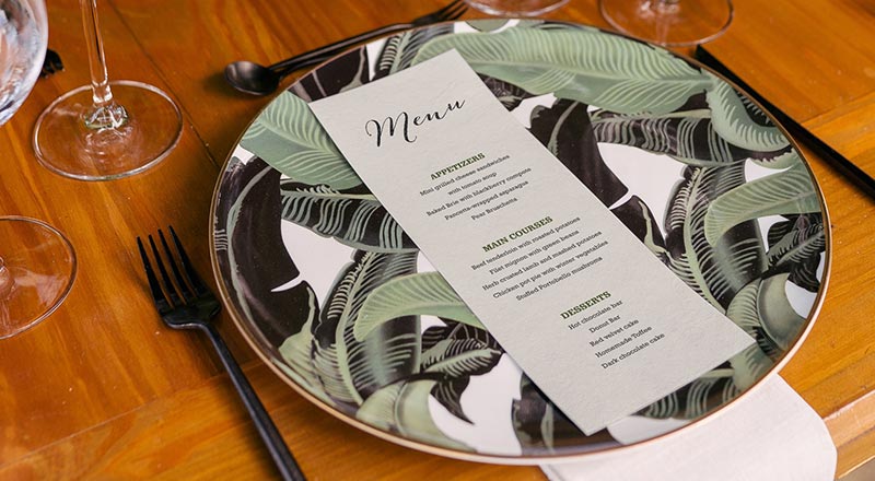 Free Vertical Menu Mockup PSD - Designbolts