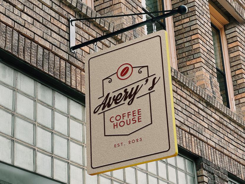 Free Wall Mounted Classic Sign Mockup PSD - Designbolts