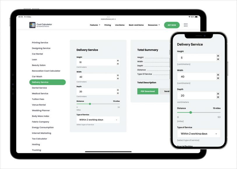 The Best Cost Calculator WordPress Plugin | Convert Your Leads into ...