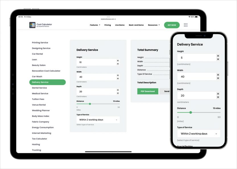 The Best Cost Calculator WordPress Plugin | Convert Your Leads into ...