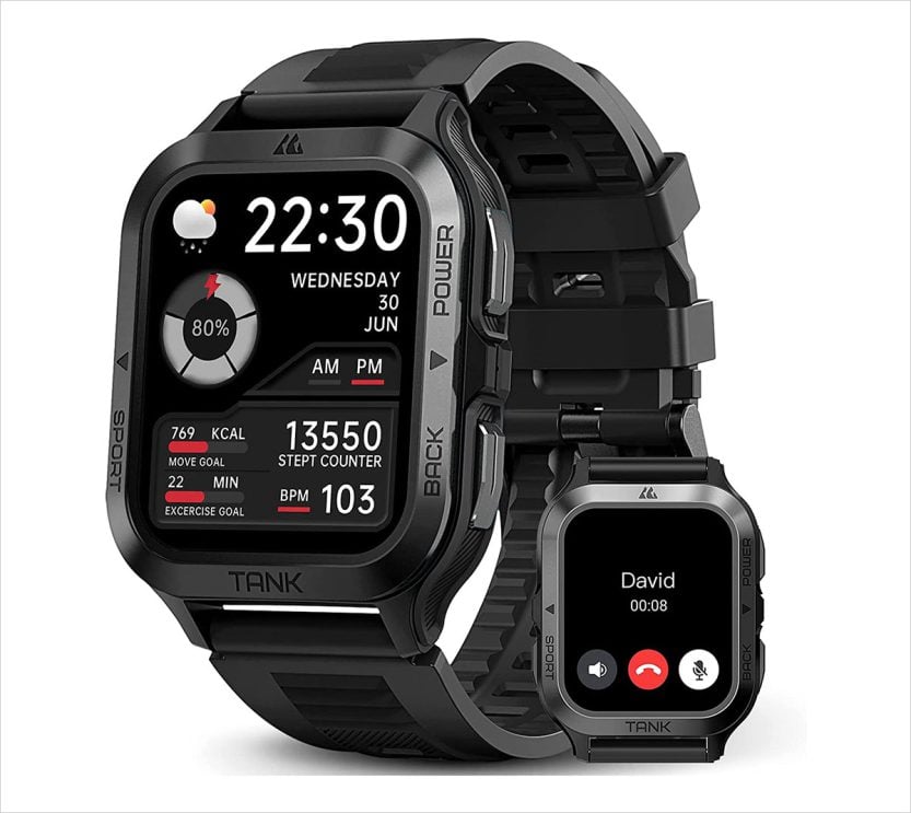 10 Best Square Shape Smart Watches To Buy In 2023 For Android - Designbolts