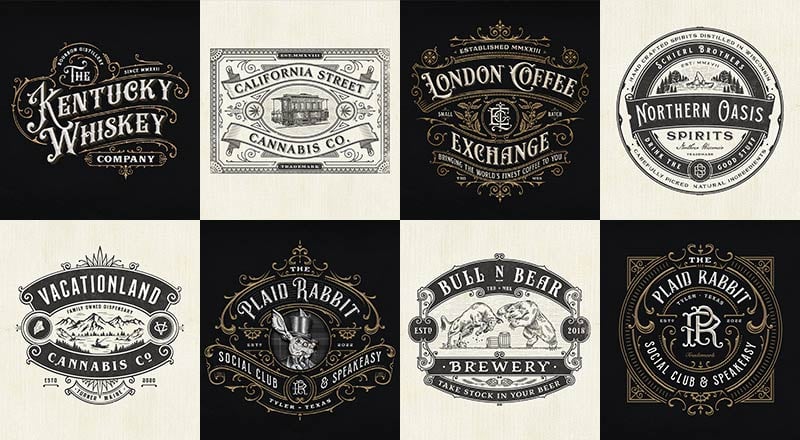 Highly Detailed Vintage Logo Designs for Inspiration - Designbolts