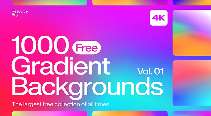 3000 Free Gradient Backgrounds For Design Projects - Designbolts
